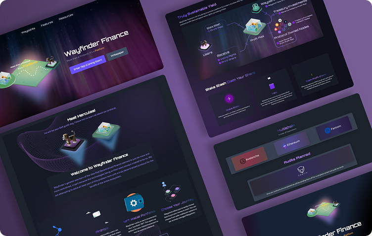 Wayfinder Finance Landing Page by Piolabs on Dribbble