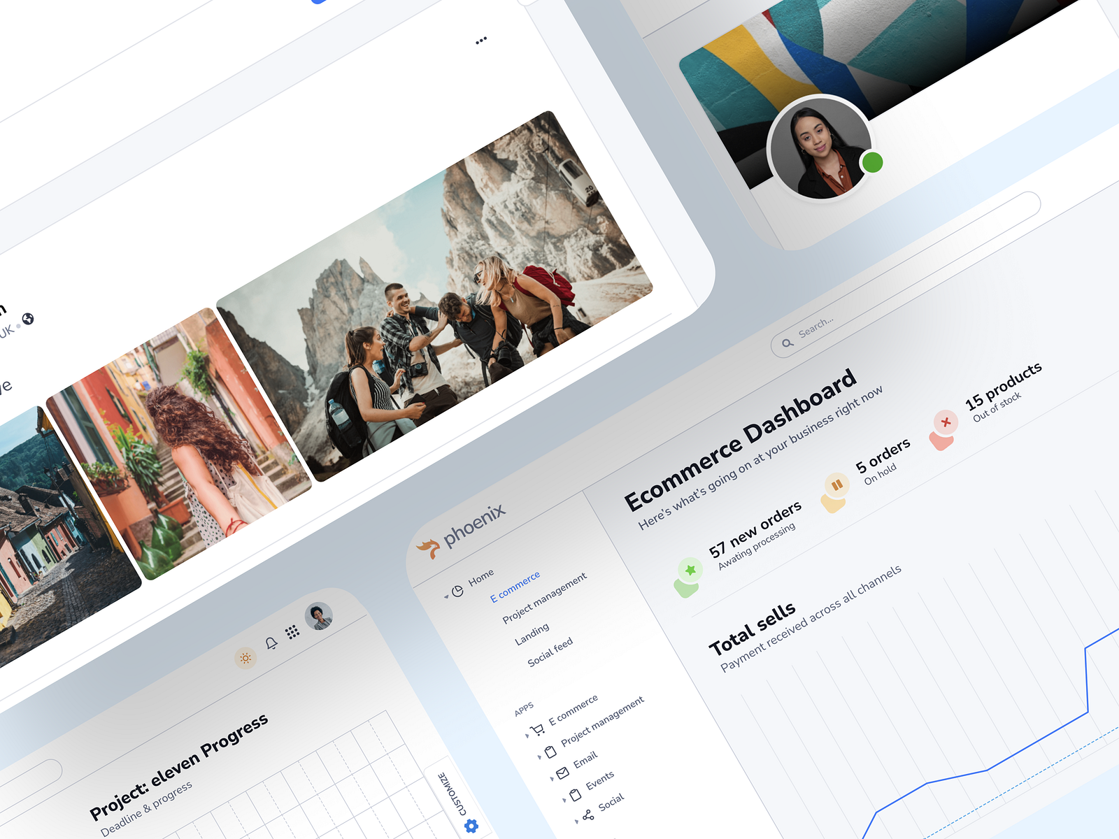 Phoenix - Admin Dashboard & WebApp Template by Technext UX/UI Design on ... Phoenix - Admin Dashboard & WebApp Template by Technext UX/UI Design on ...