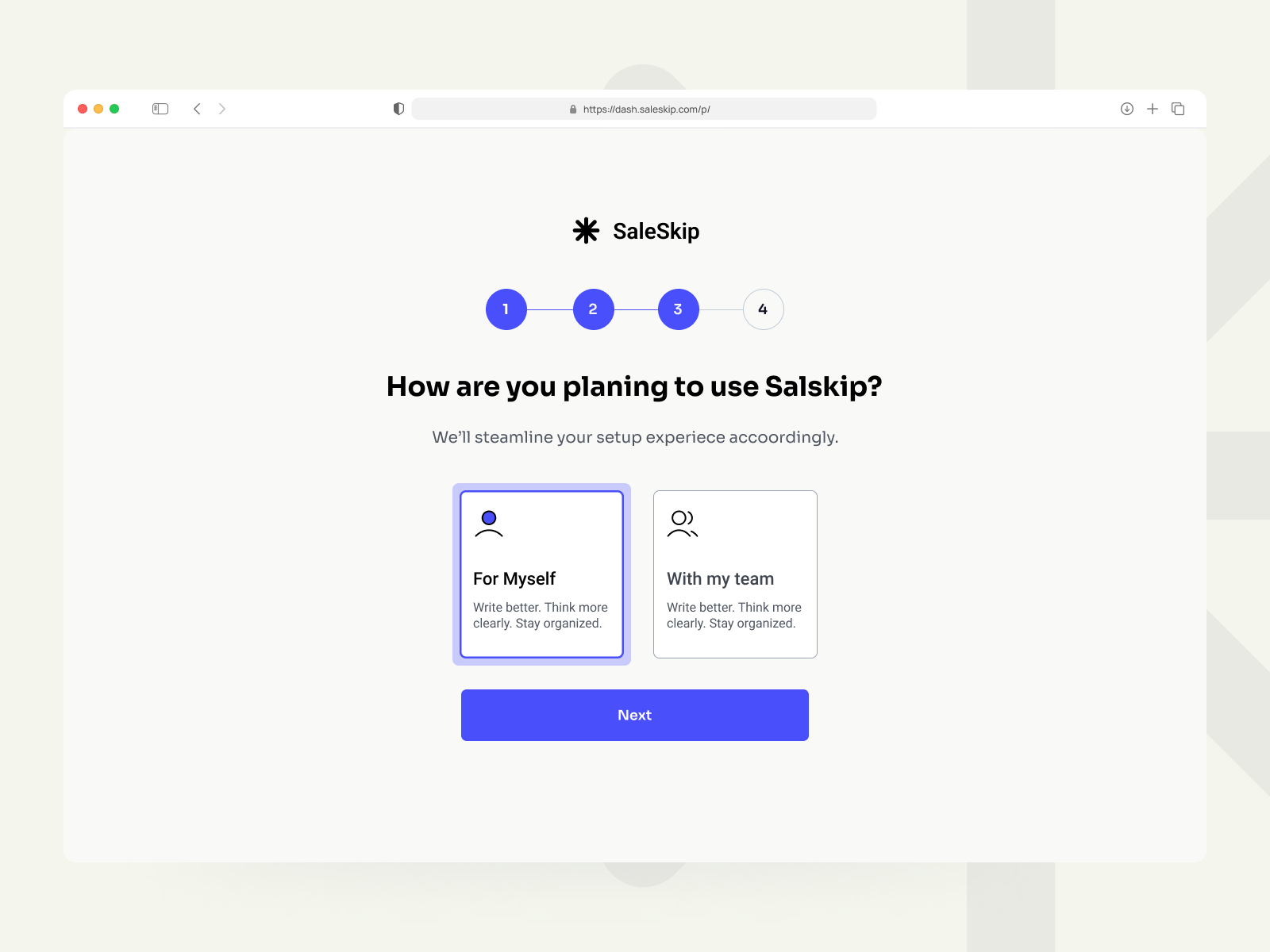 SAAS Onboarding | Signup by Muhammad Salim for Sadax Studio on Dribbble