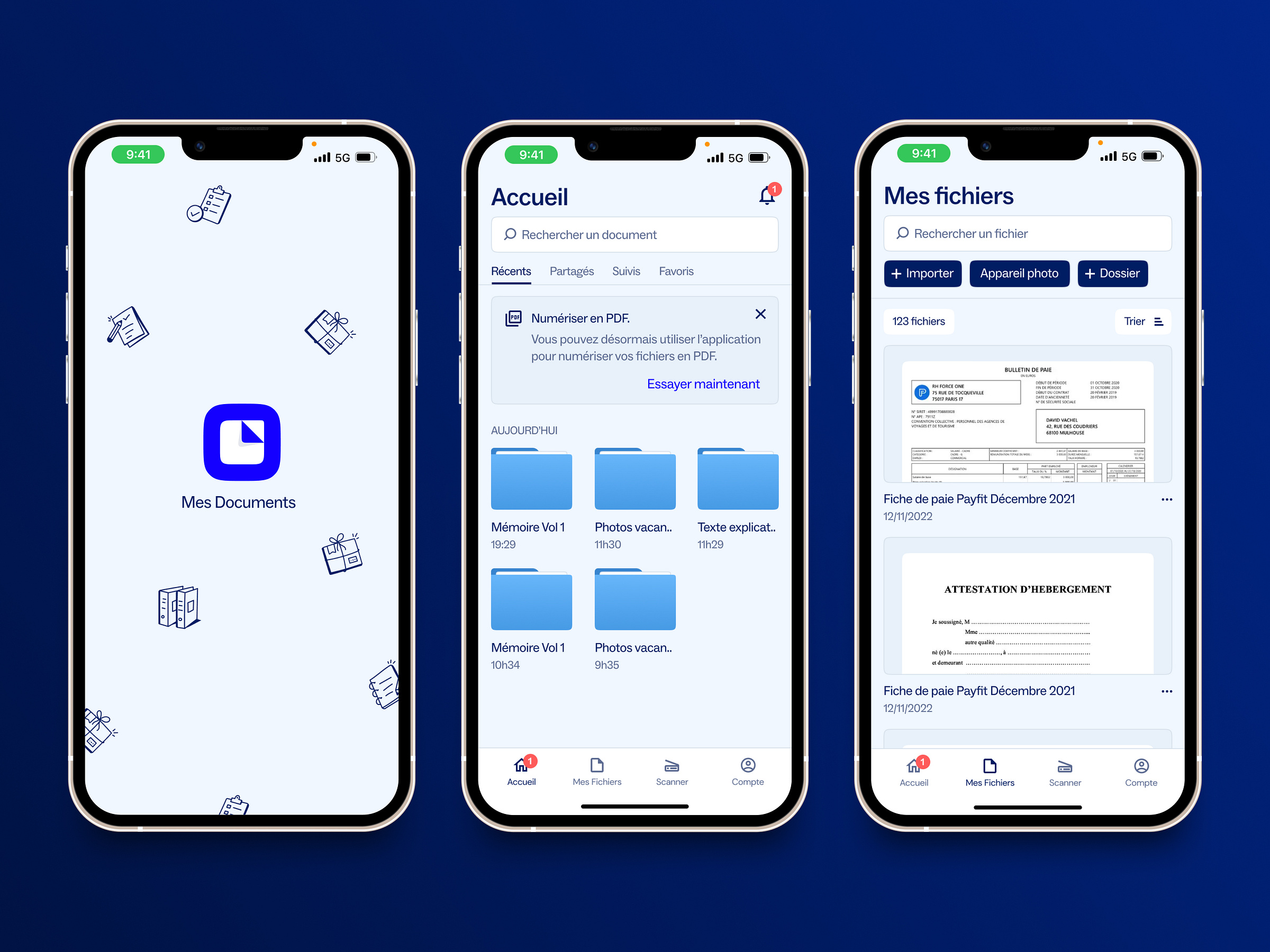Documents iOS App by Simon Frouz on Dribbble