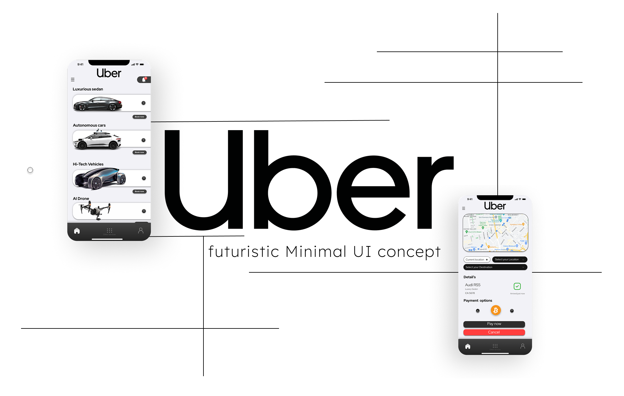 Uber UI designs, themes, templates and downloadable graphic elements on ...