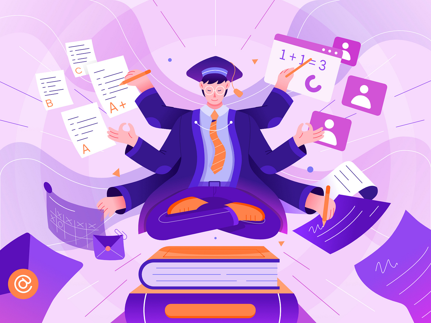 Multitasking Teacher by Taqiyuddin amri for Nija Works on Dribbble