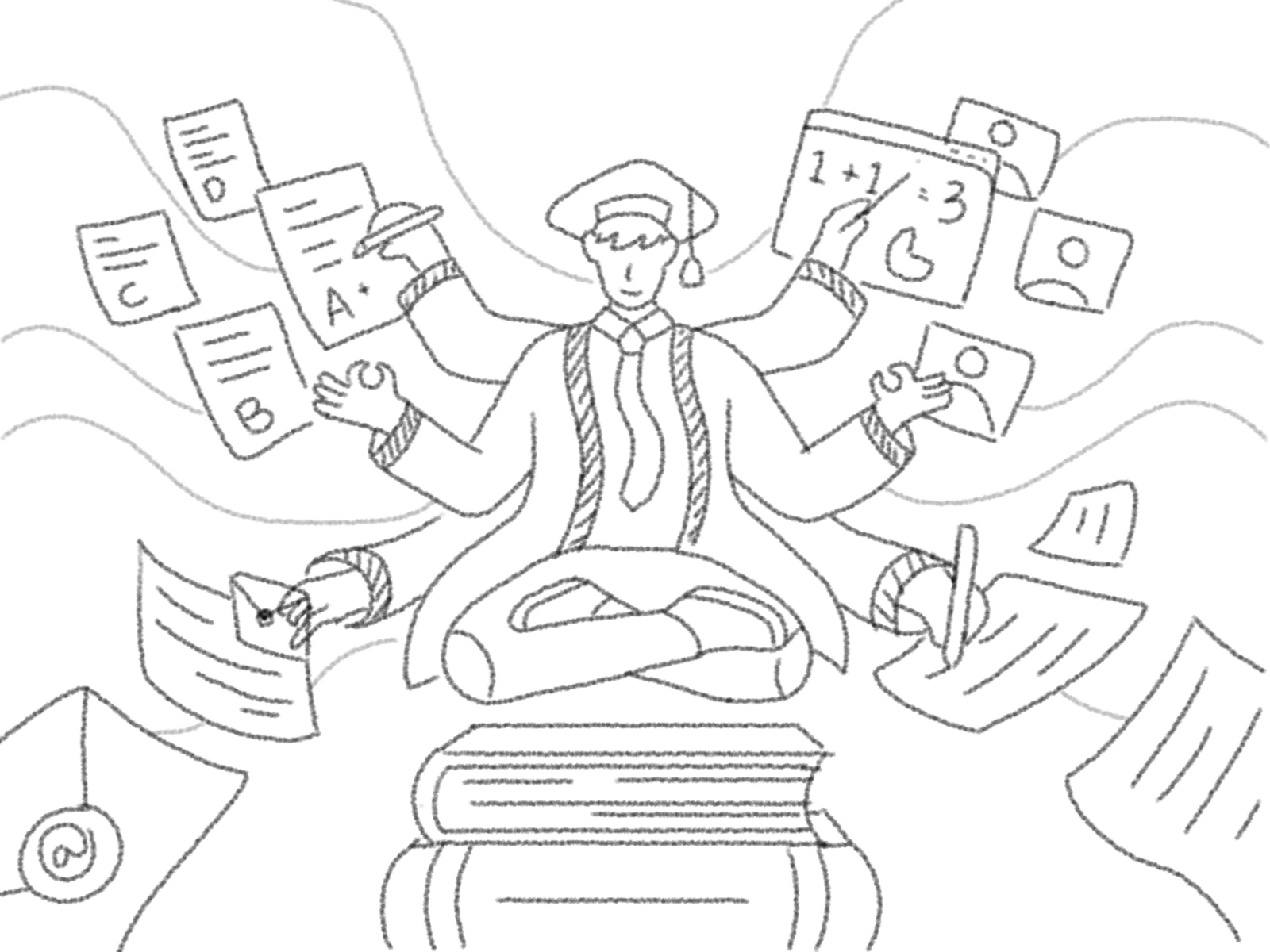 Multitasking Teacher by Taqiyuddin amri for Nija Works on Dribbble