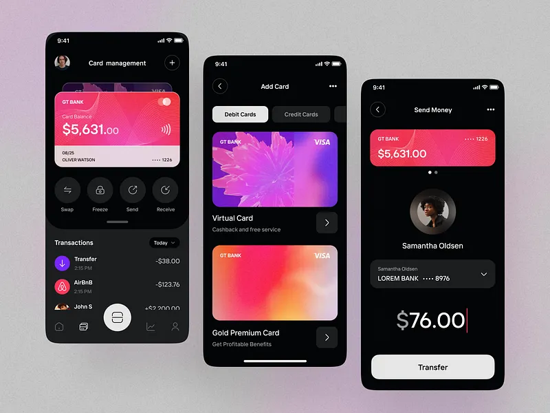 Bank UI designs, themes, templates and downloadable graphic elements on ...