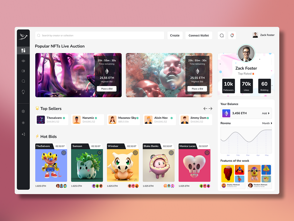 FlutterTop UI/ UX | Dribbble