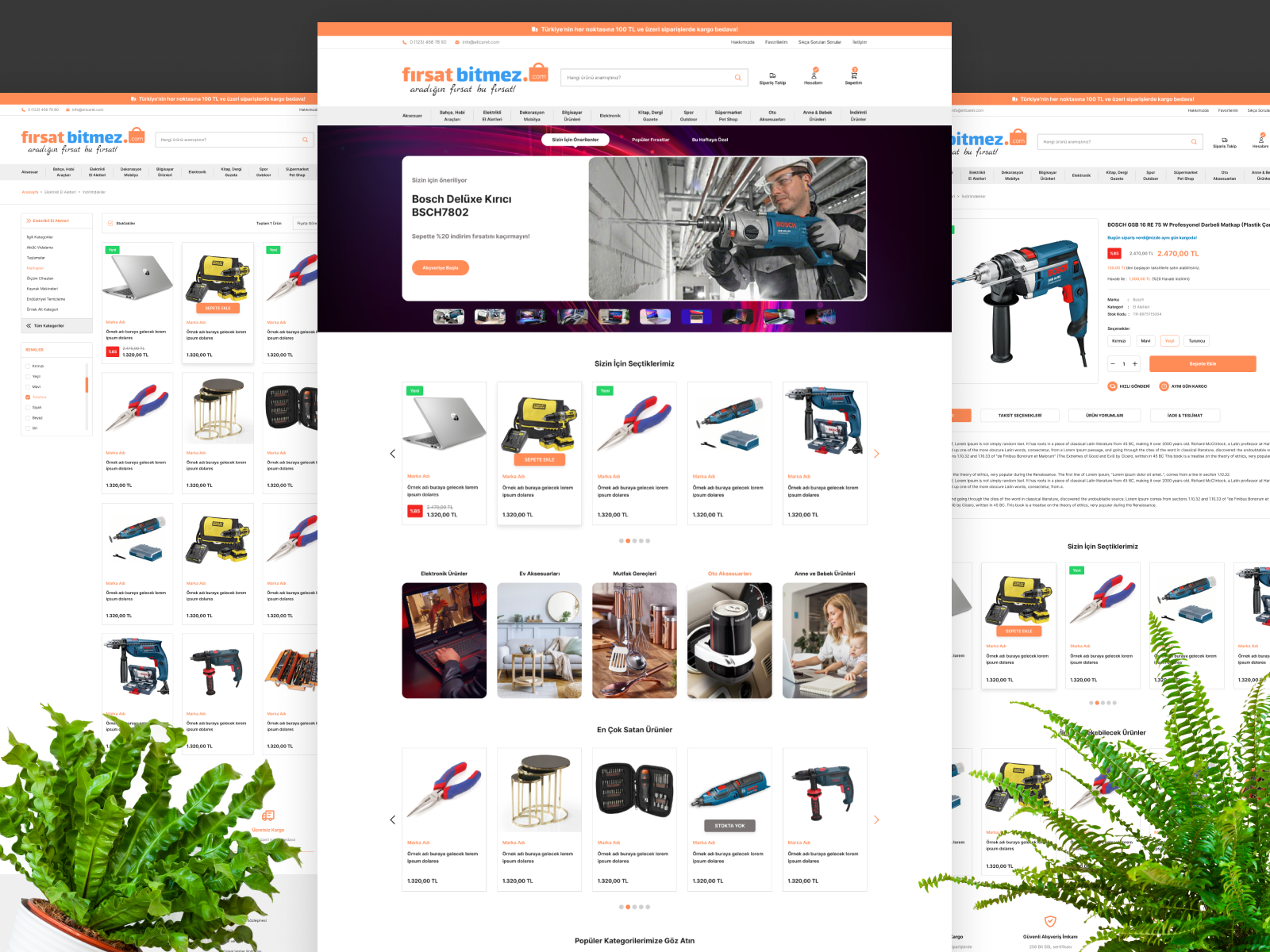 Hardware Ecommerce UI Theme Design | Created by Erdal Kurt by ...