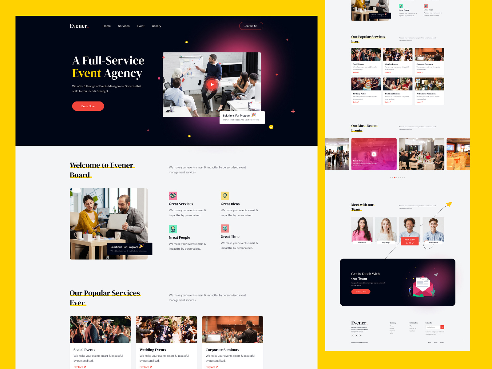 Event Management Agency Landing Page By SHAMIM UZZAMAN On Dribbble event-management-agency-landing-page-by-shamim-uzzaman-on-dribbble