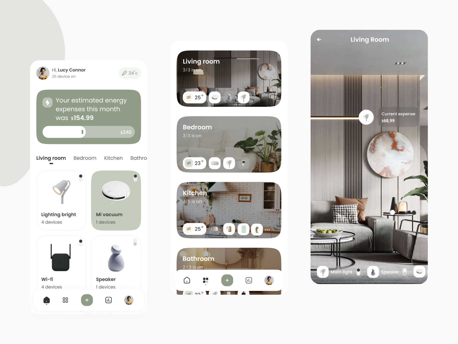 Smart Home UI App by Nick Buturishvili on Dribbble