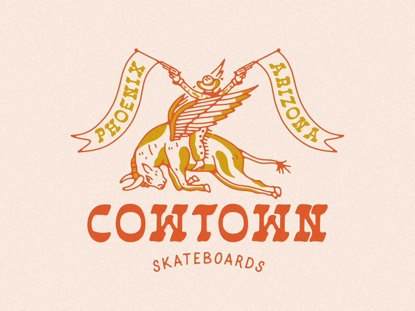 Cowtown Outlaw Cow by Cactus Country on Dribbble
