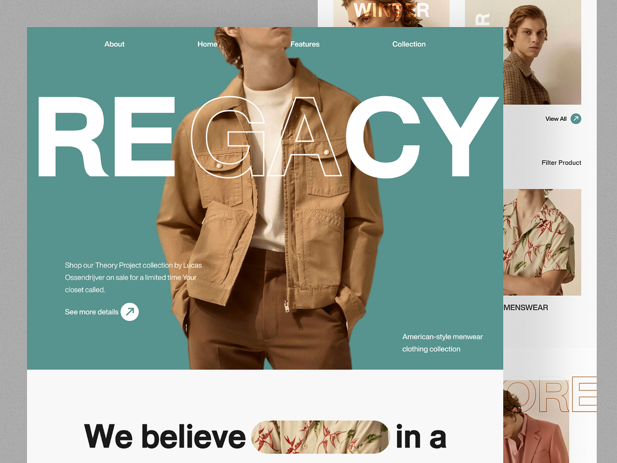 Clothing Website designs, themes, templates and downloadable graphic ...