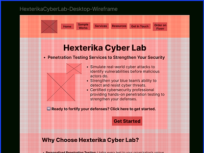 Hexterika Cyber Lab Desktop Wireframe SPA by Sangsongthong ...