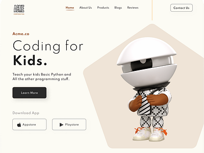 Coding for Kids Application Website Design by Prophect on Dribbble