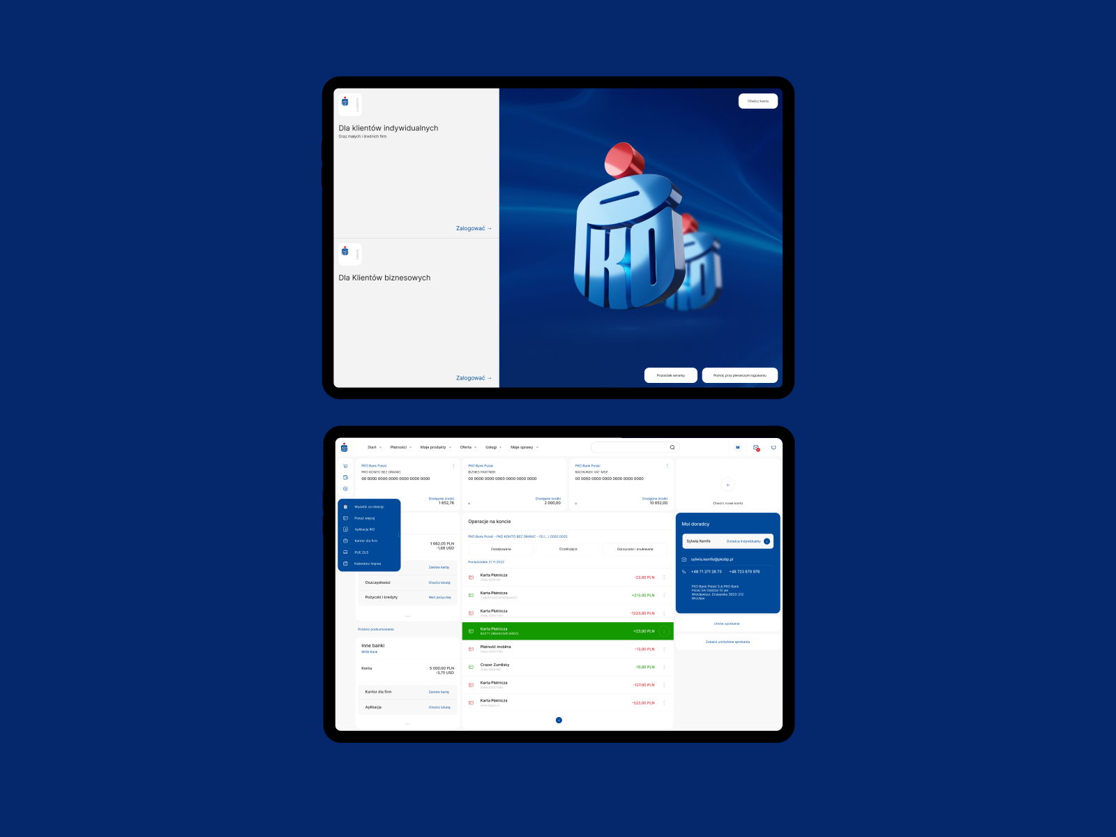 PKO Bank by Denys Fedorov on Dribbble