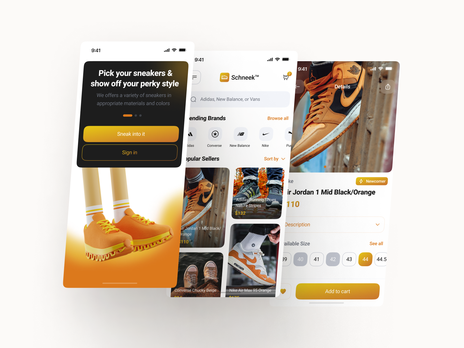Schneek: Sneaker Store App by Benu Wisnu on Dribbble