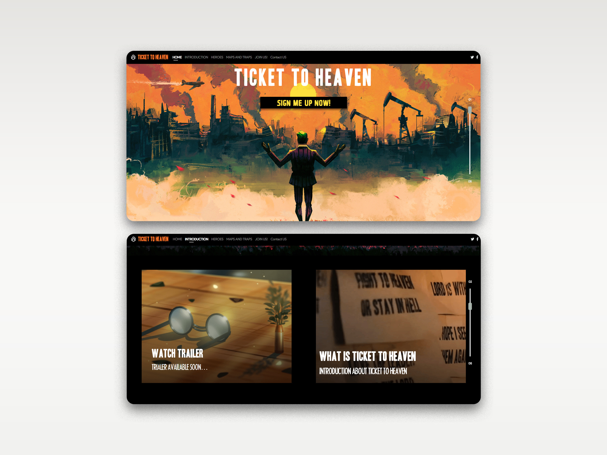 Game Web Design by Kayhan on Dribbble