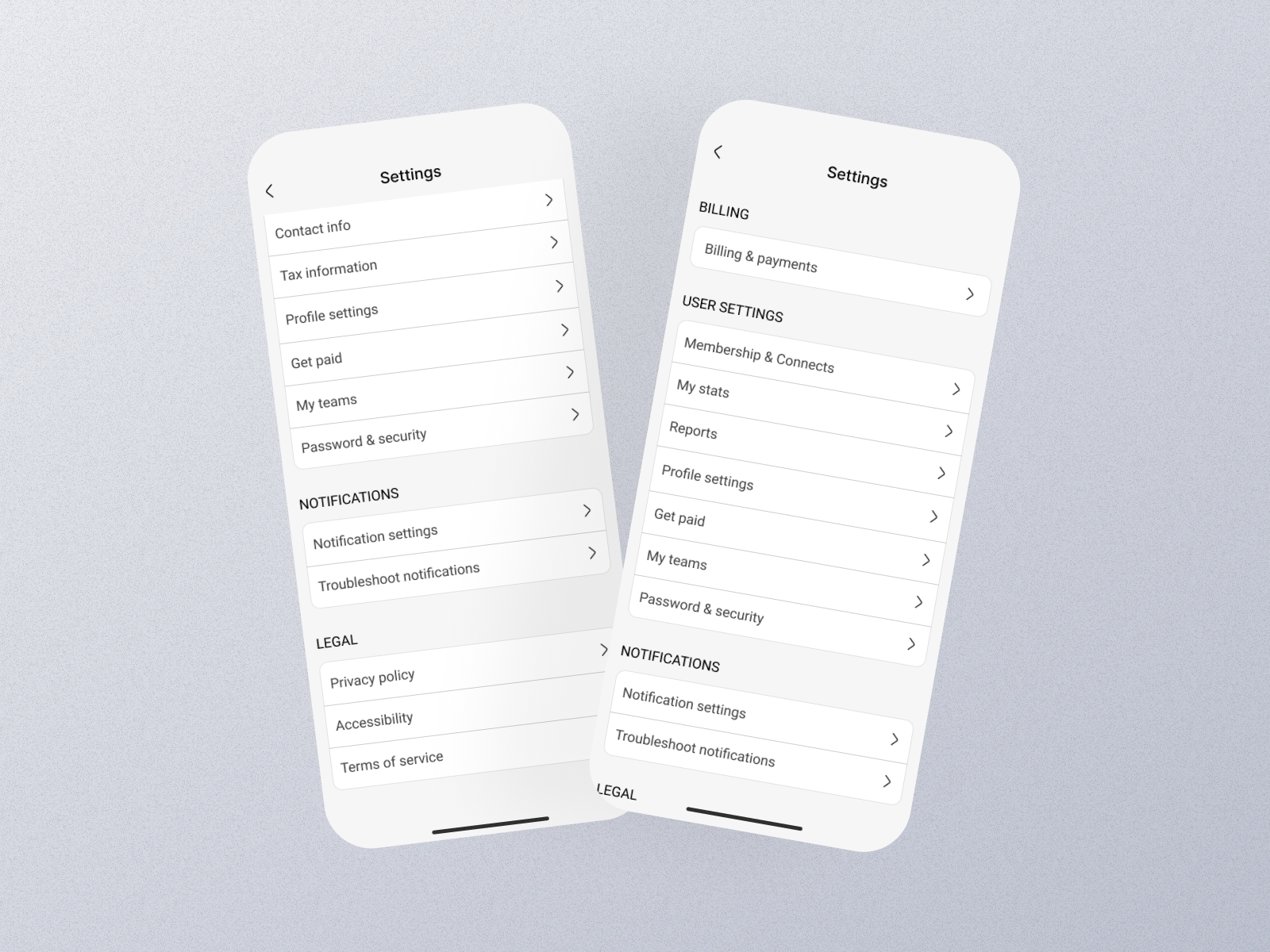 Setting Mobile App Ui By Ui Ants On Dribbble
