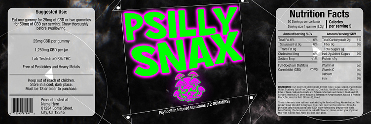 Psilly Snax by Jake chacon on Dribbble