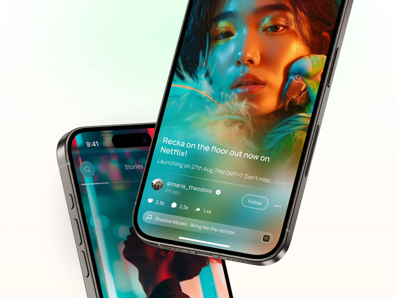 Social Media App – Immersive Stories & Reels Screen by Awe Mobile App ...