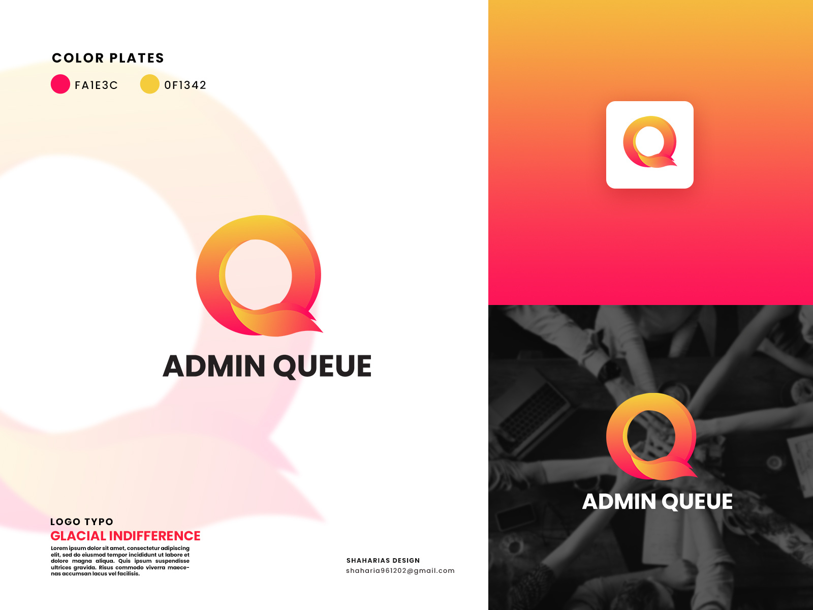 Admin Queue Logo by Shaharia S on Dribbble