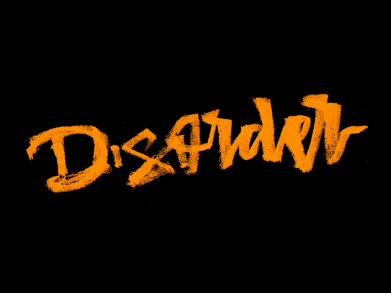 Disorder by Facu Bottazzi on Dribbble