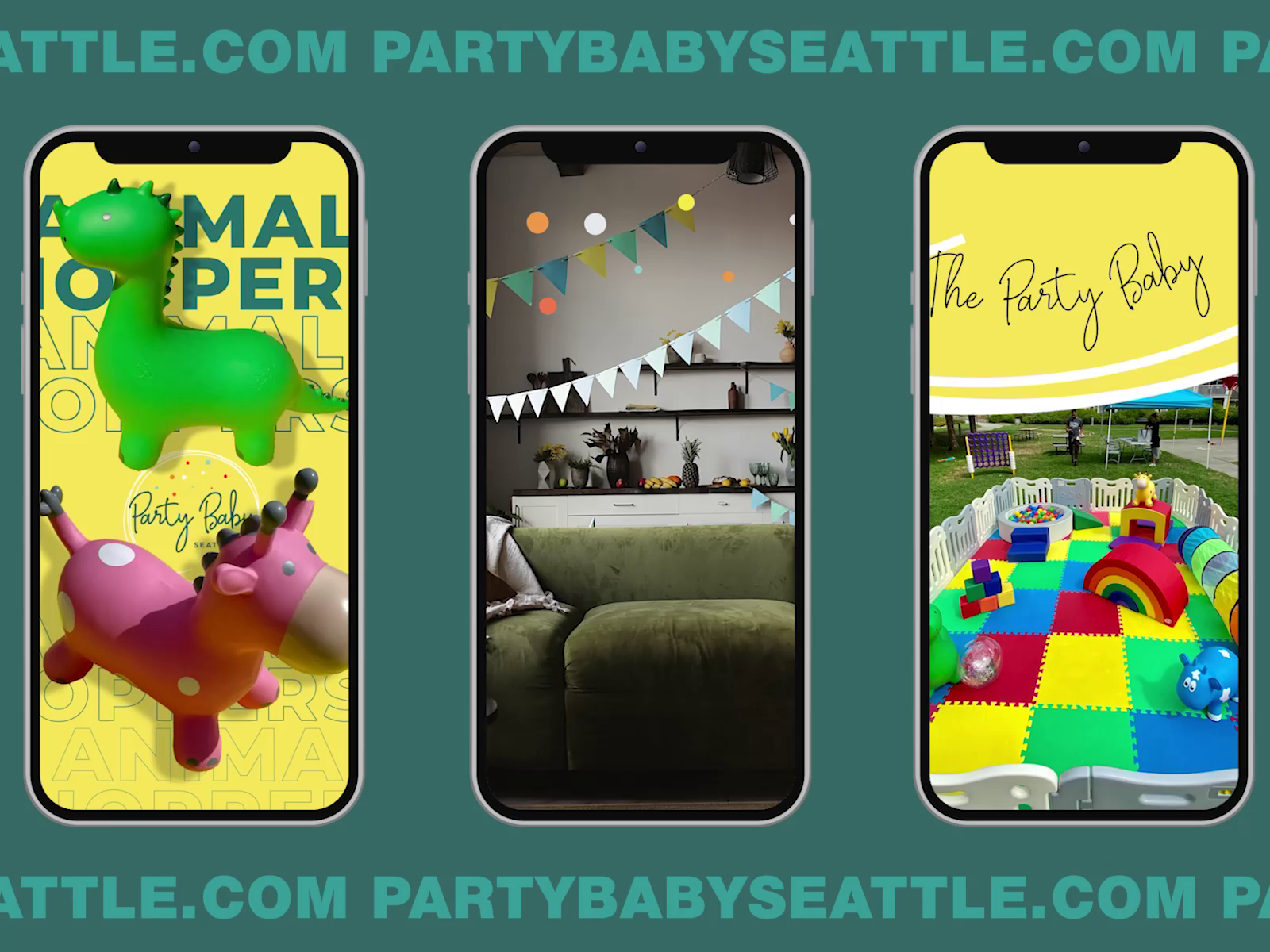 Party Baby Seattle by Robb P on Dribbble