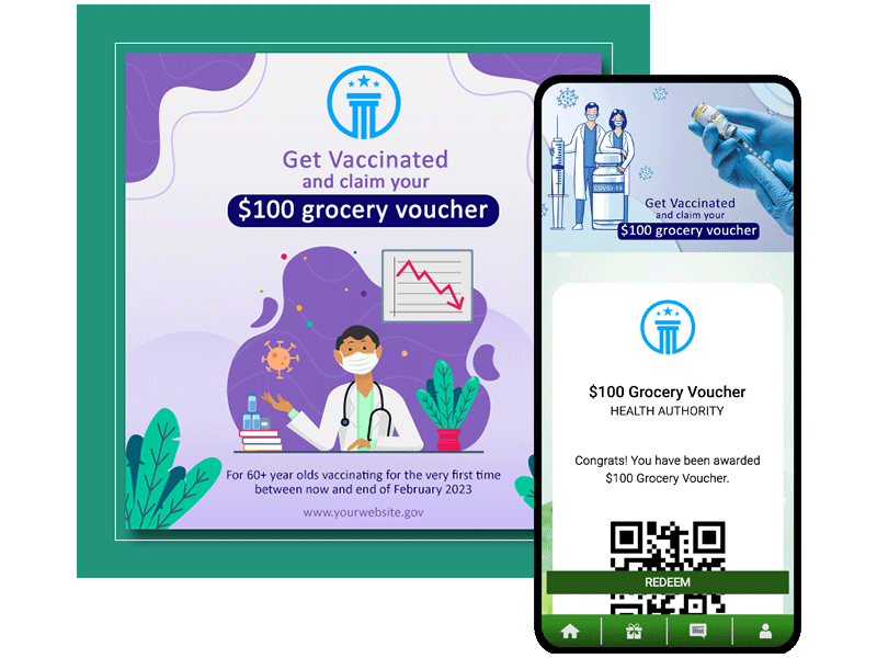 Rewards and incentives for health industry by Vouchermatic on Dribbble
