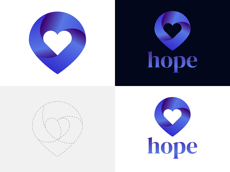 Logo design by Daria Timokha for D4 group on Dribbble