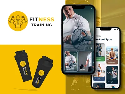 Fitness Training App designs, themes, templates and downloadable ...