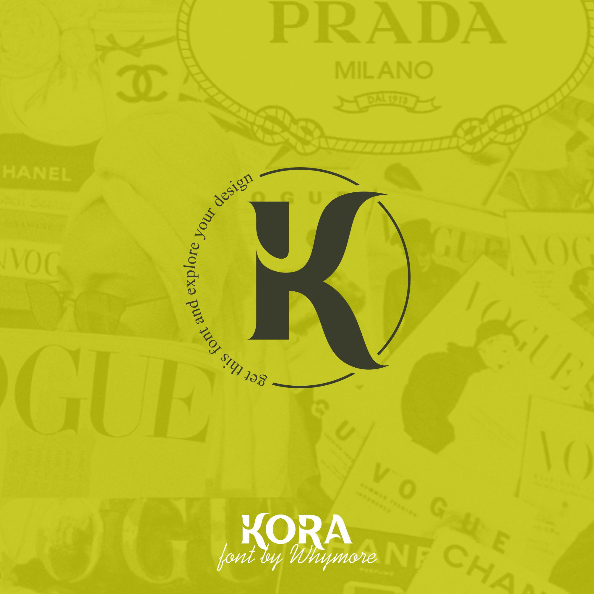 Kora Font by Whymore_grafis on Dribbble