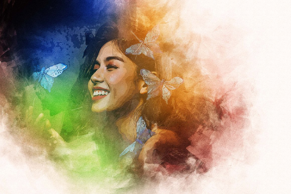 Portrait Painting Photo Effect by MRI STUDIO on Dribbble