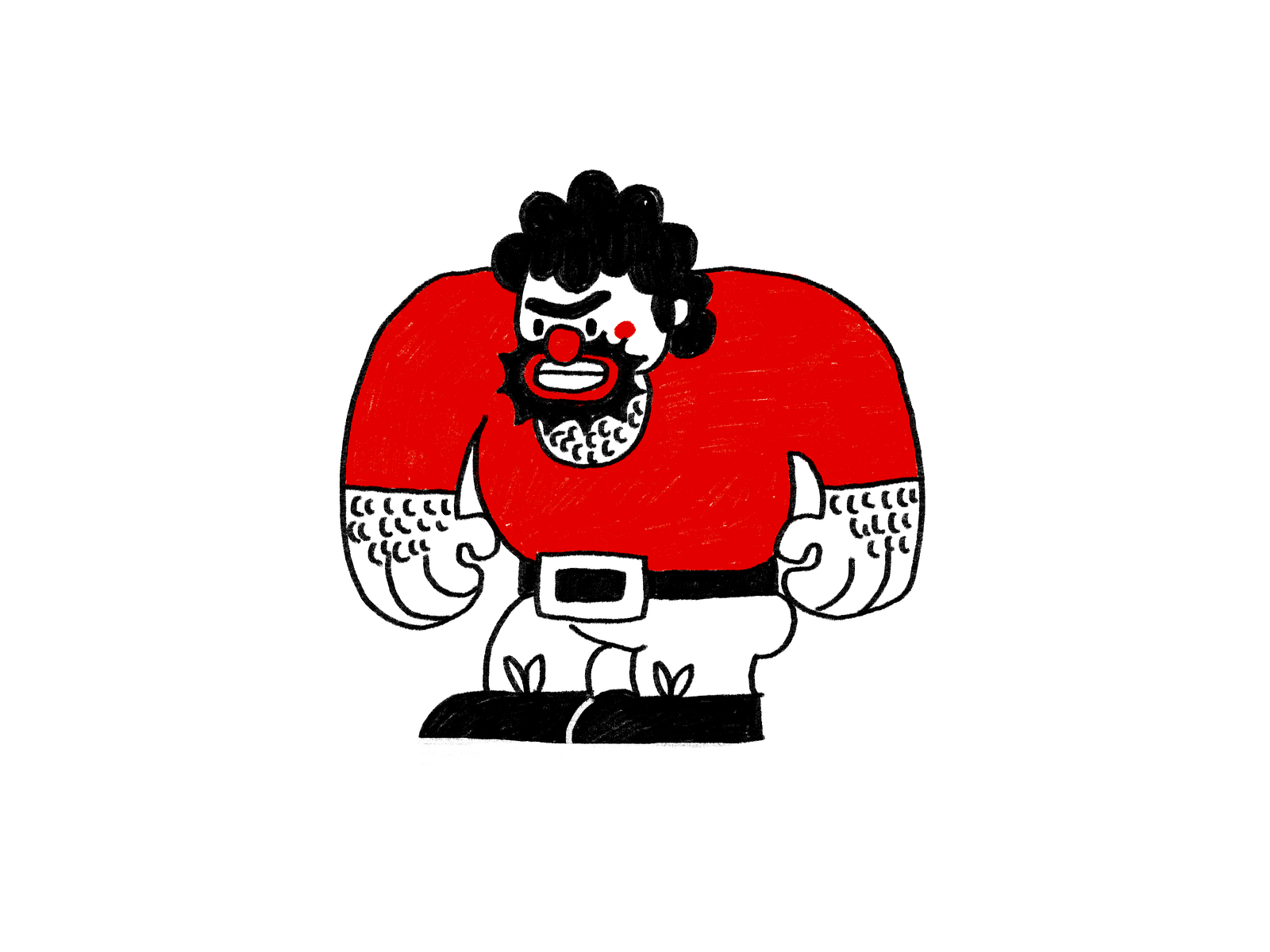 Burly Pudge by Acacia Tuqray on Dribbble