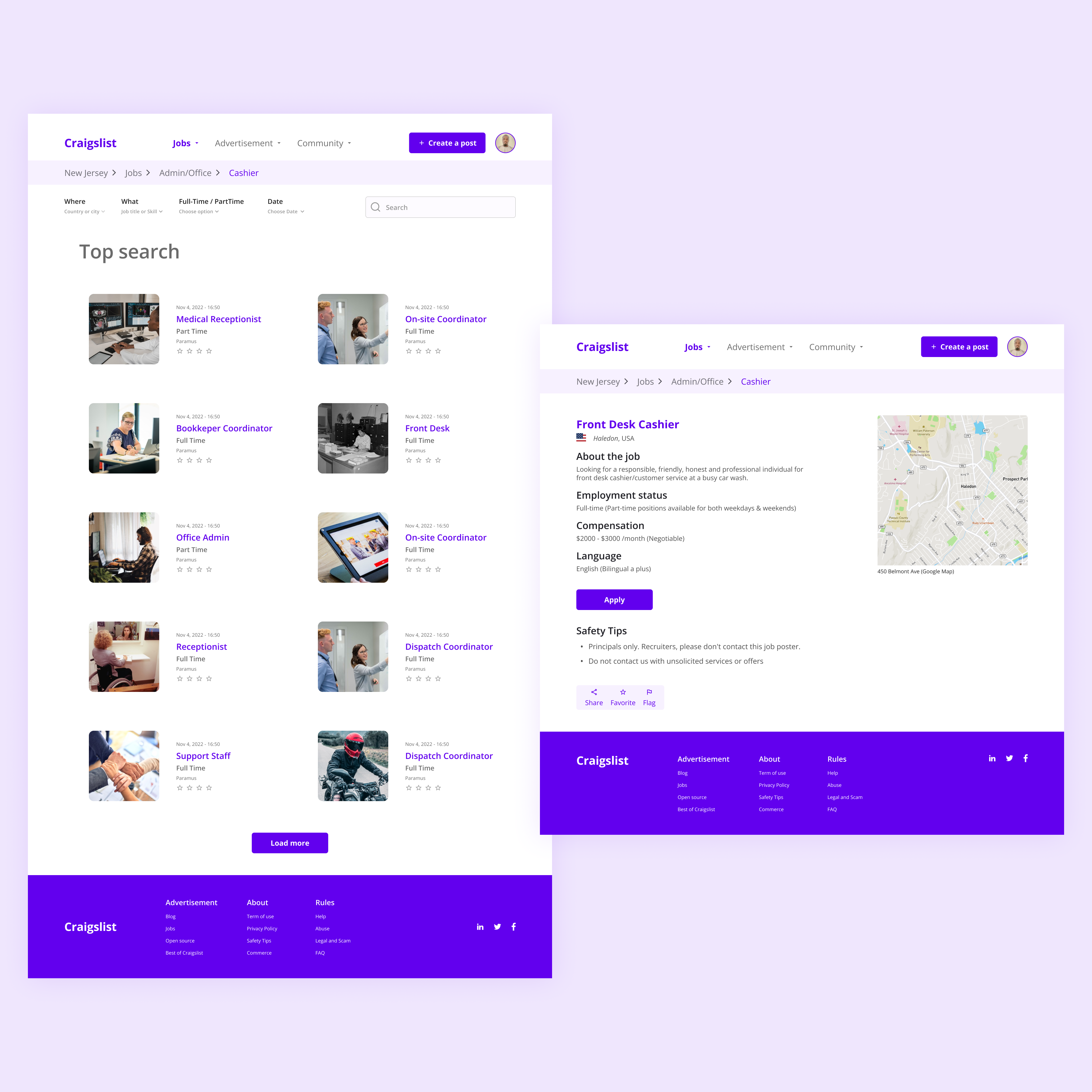 Craigslist Redesign by ABDULRASHEED O SHUAIB on Dribbble
