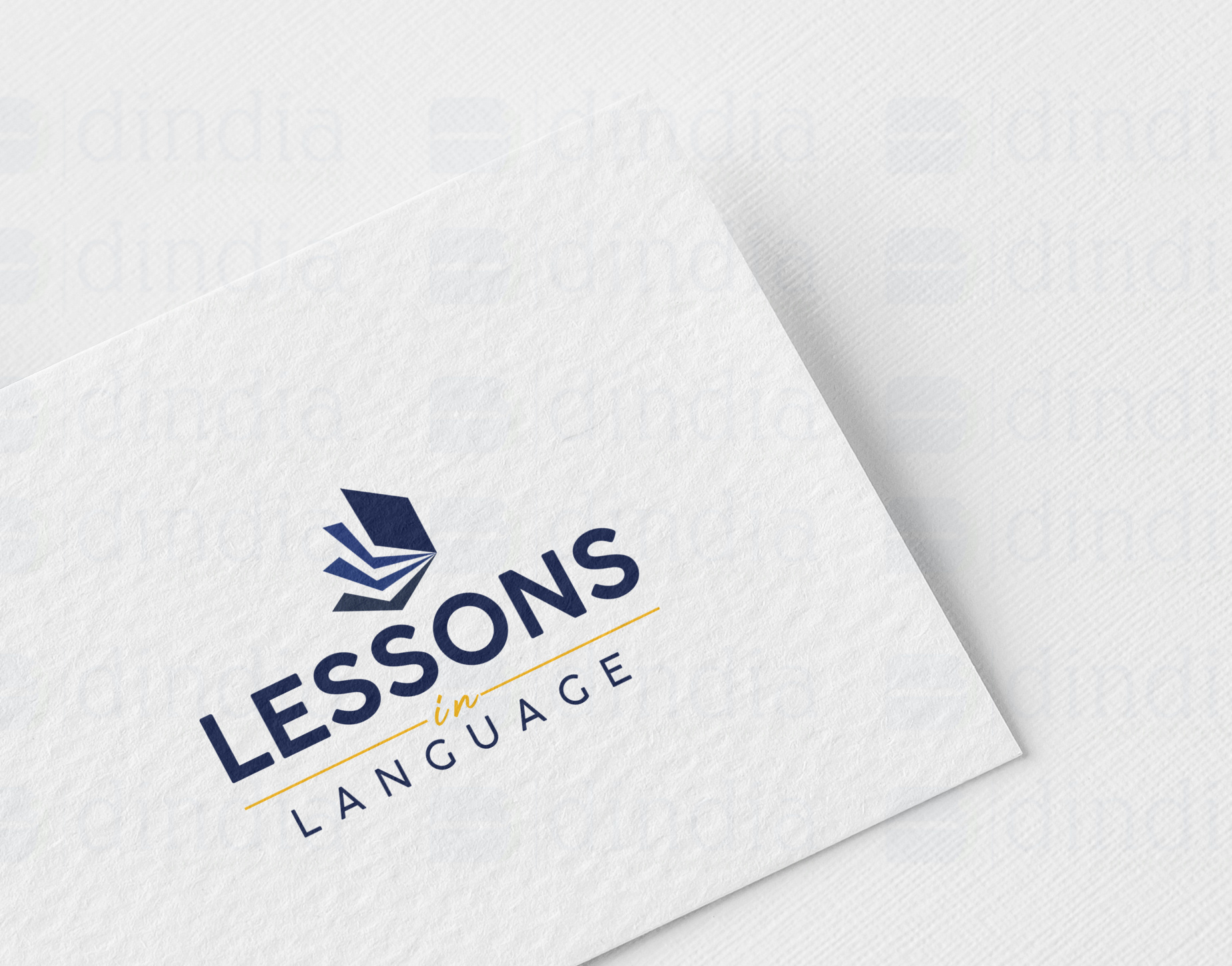 Lessons in Language Logo Design by Raju Yadav on Dribbble