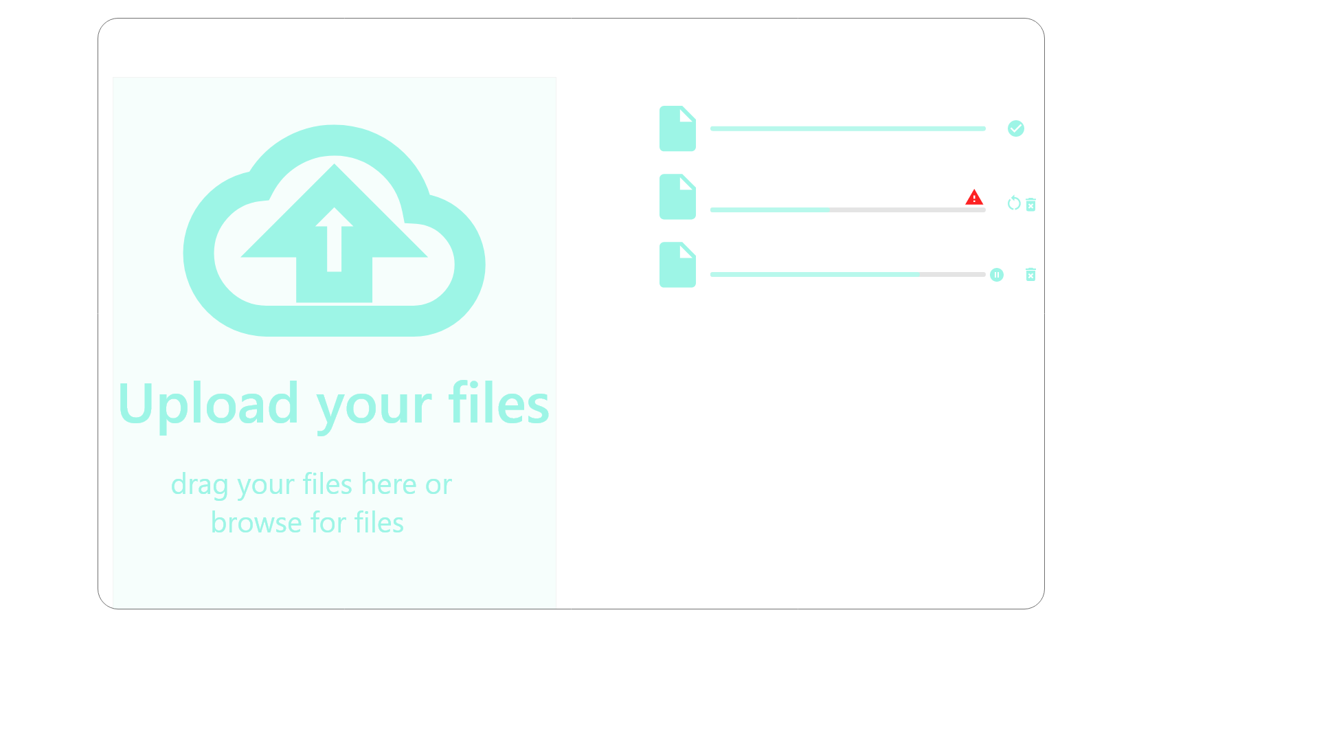 File upload by Isaac James on Dribbble