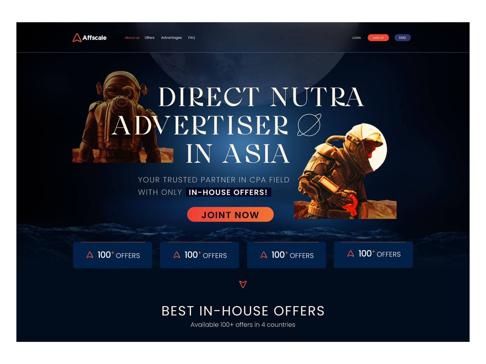 Hero header concept by Phu Tran on Dribbble
