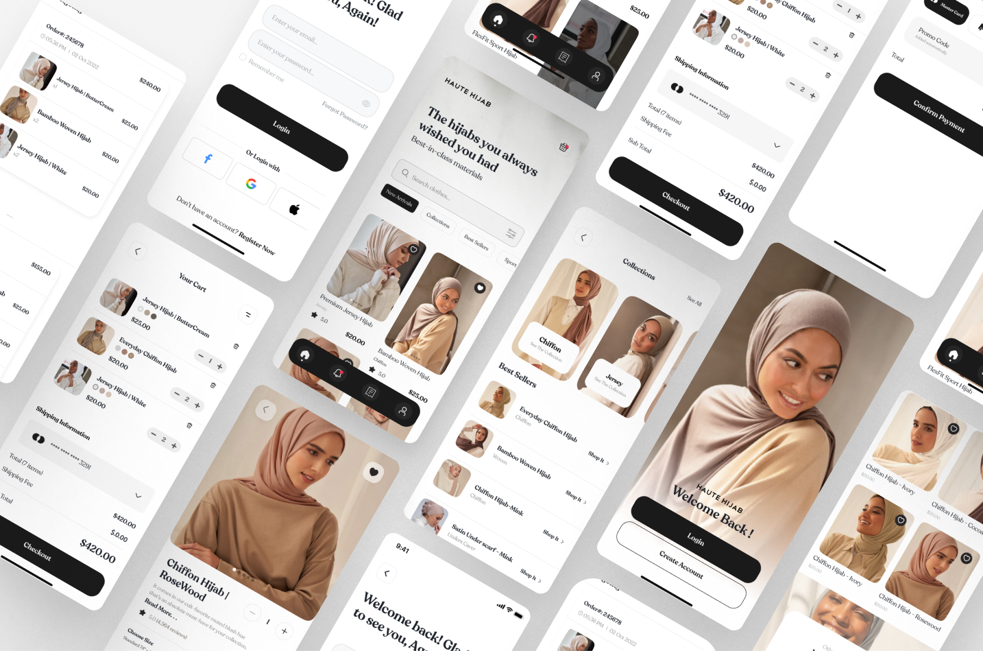 UI/UX Case Study | Haute Hijab by Soukaina AZEKRI on Dribbble