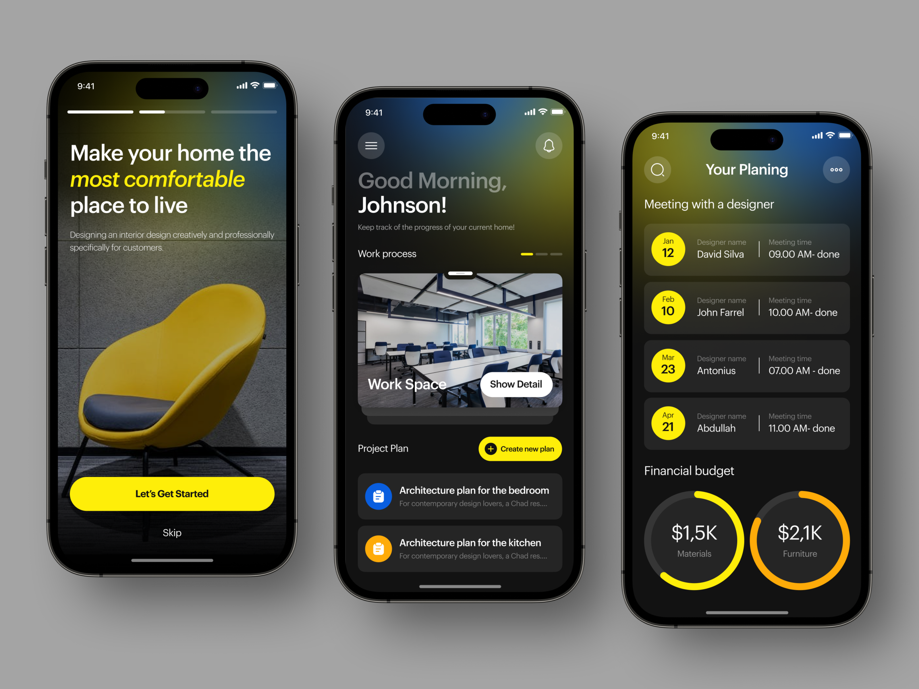 MENGULI. - Interior Mobile App Concept by Nizar Ali ⚡ for Vektora on ...