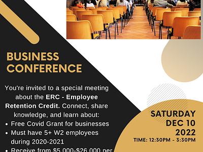 ERC Meeting Flyer by Kortney King on Dribbble