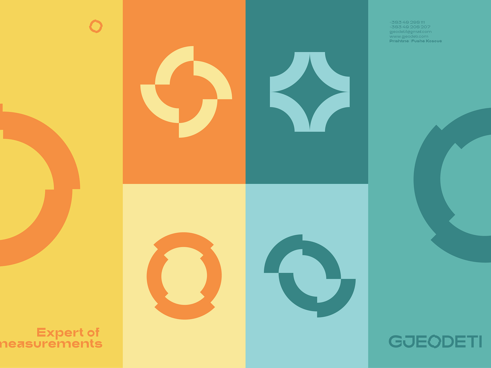 GJEODETI Geodesy | Brand Identity by Ibrahim Beqiri on Dribbble
