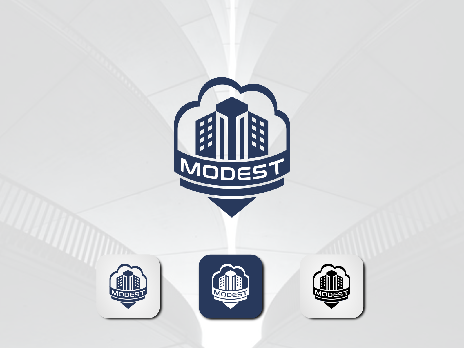 Modest Realestate Logo by argrafis on Dribbble