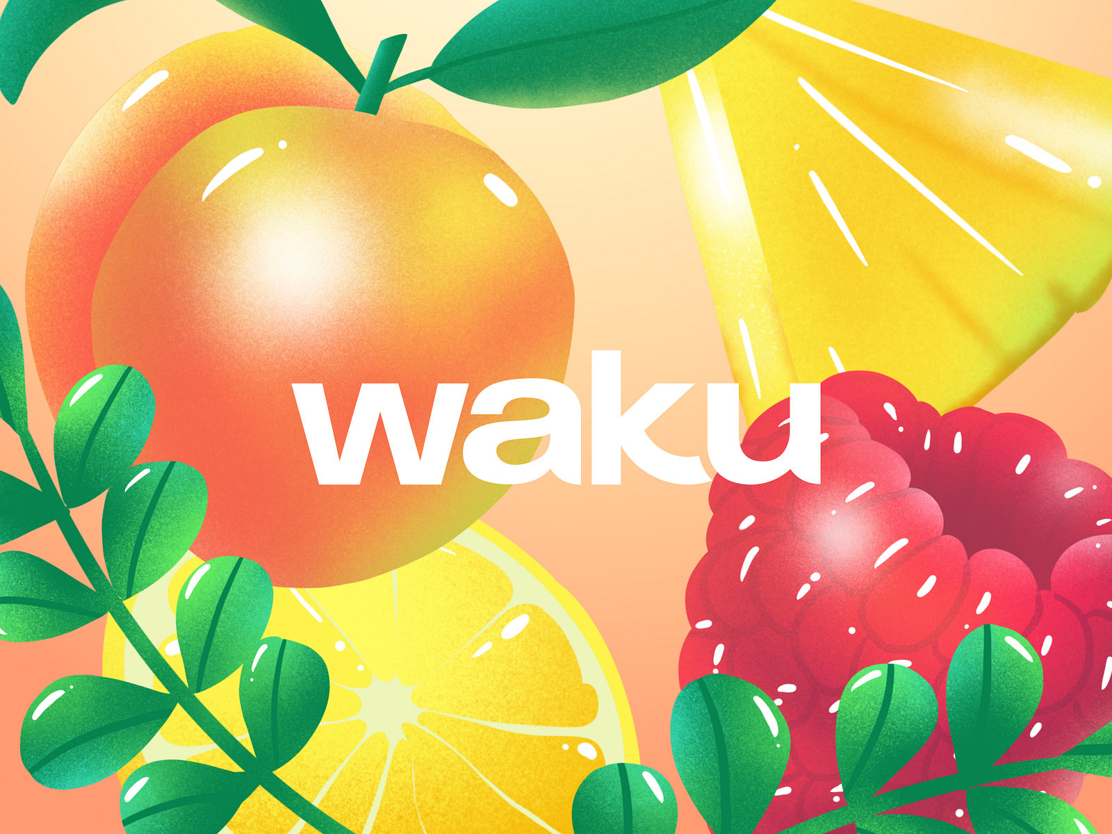 Waku Tea Logo by Mary Rabun on Dribbble