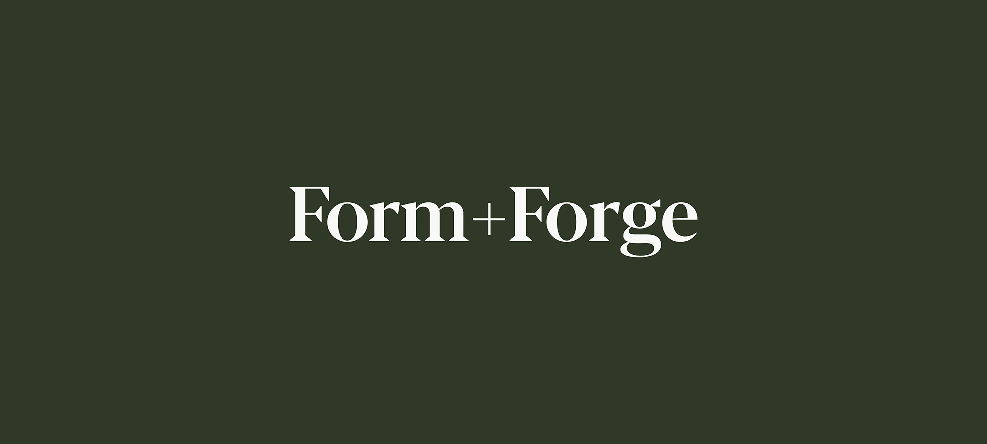 Form+Forge Identity by Lisa Champ for Untitled Era on Dribbble