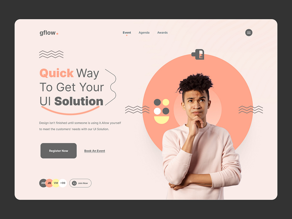 Hero Banner UIUX by Shayan Umar on Dribbble