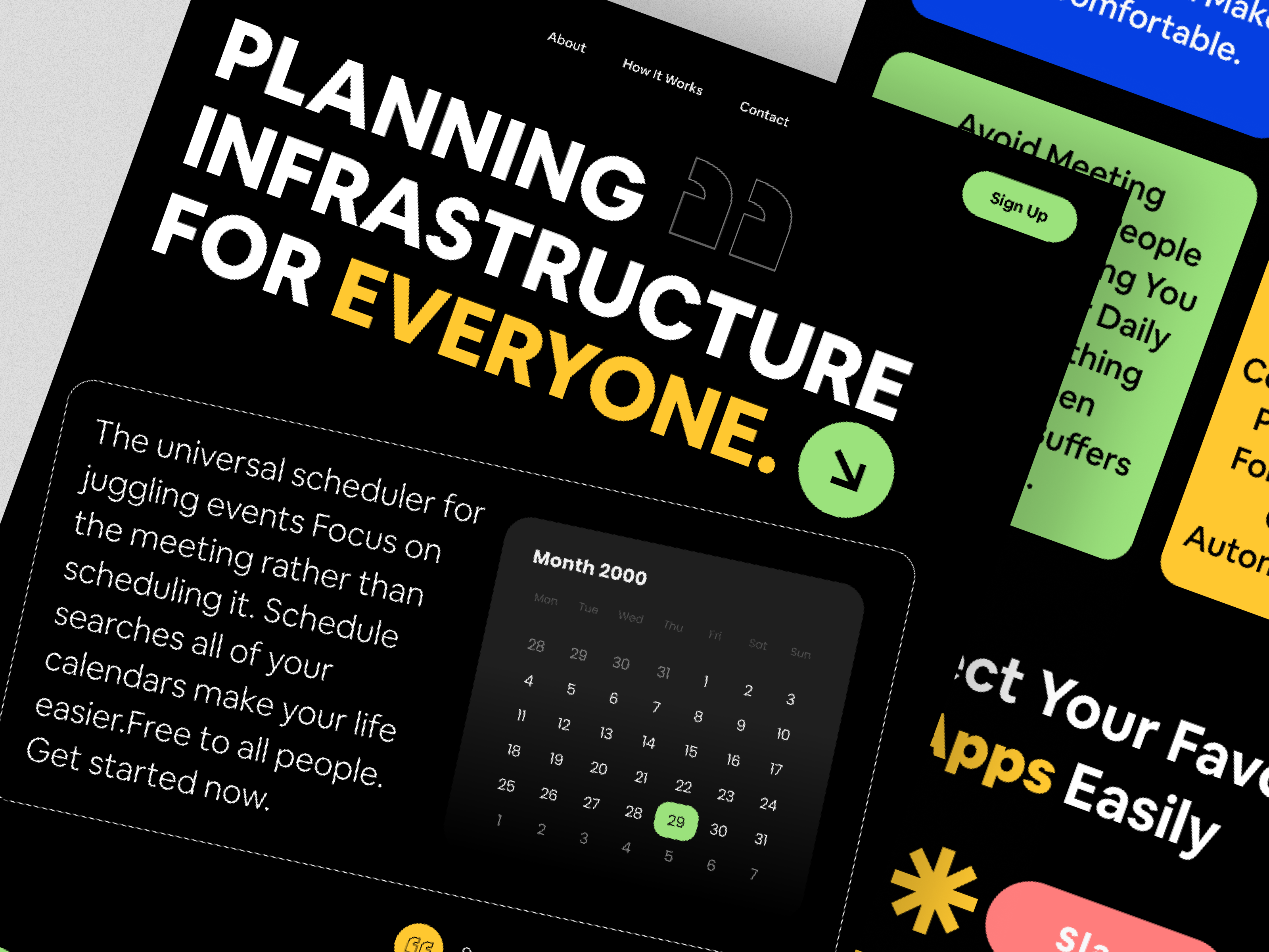 Schedule Management Website by Iman for Awe Design Studio on Dribbble