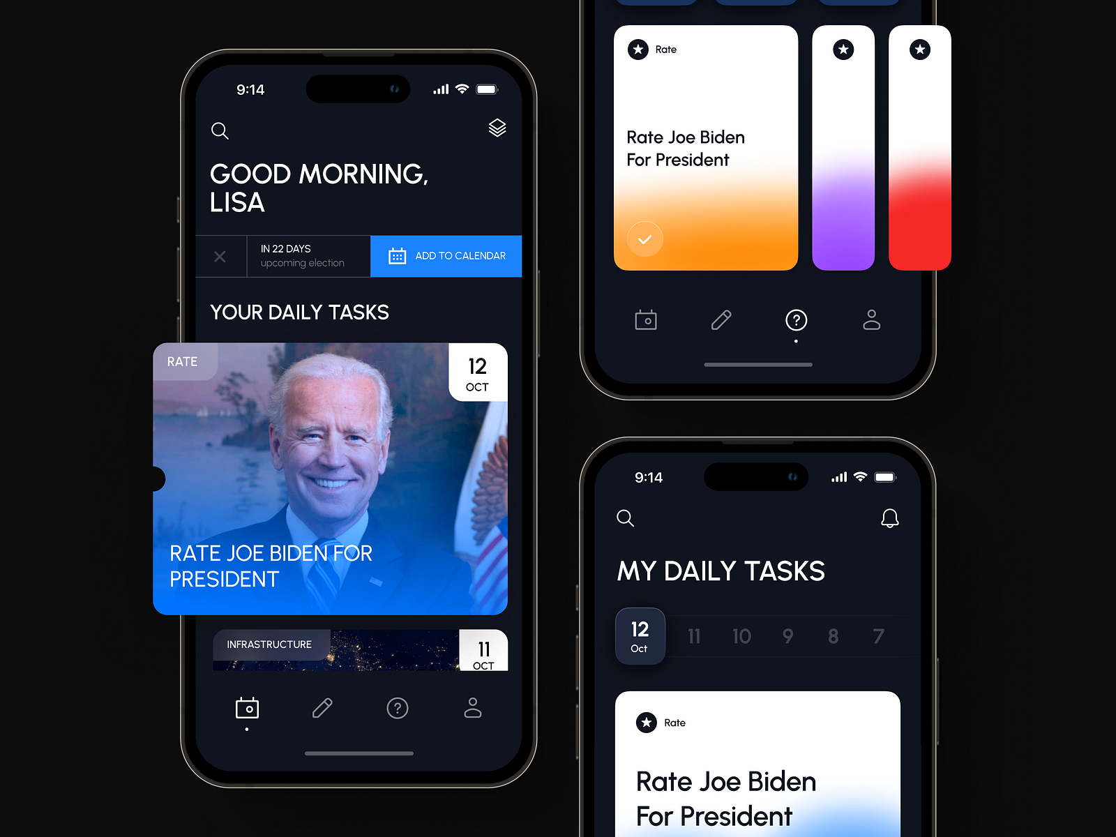 Political Polling App Ui Redesign Lazarev By Lazarev Mobile Design For Lazarev Uiux