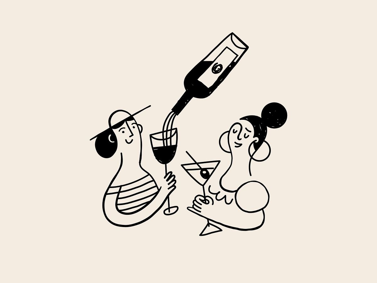 Browse thousands of Wine images for design inspiration | Dribbble