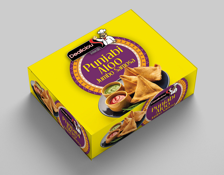 Samosa Packaging by Hussain Razzak on Dribbble