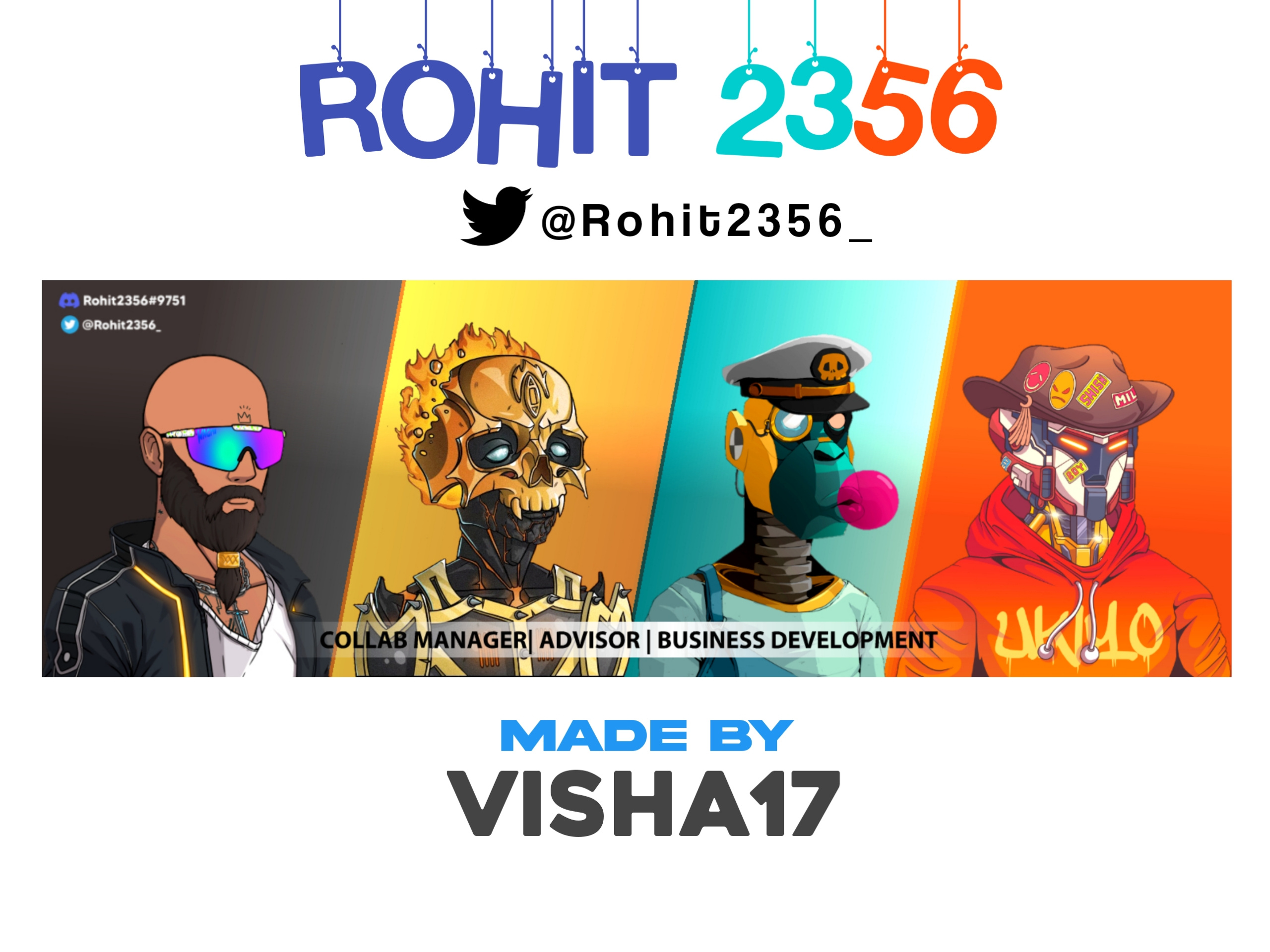 TWITTER BANNER by Visha17 on Dribbble