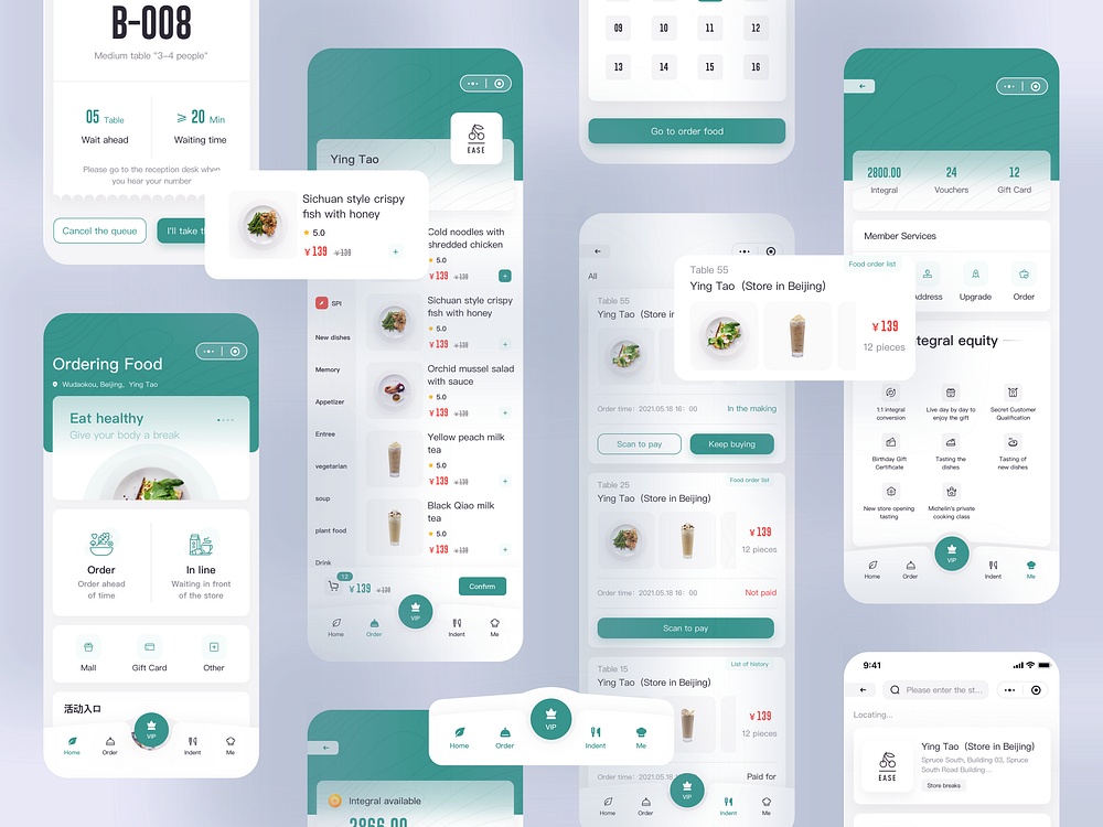Riding club app. by Yi Li for RaDesign on Dribbble