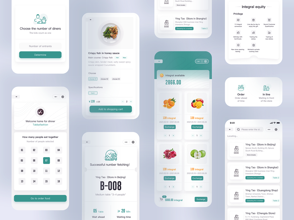 Light food App by TabbyFashion for RaDesign on Dribbble
